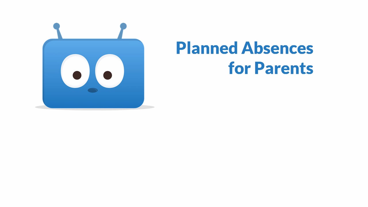 Submitting a Planned Absence for your child | Edsby