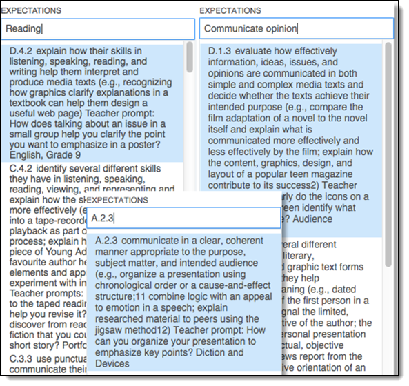 Standards, Expectations, Outcomes | Edsby