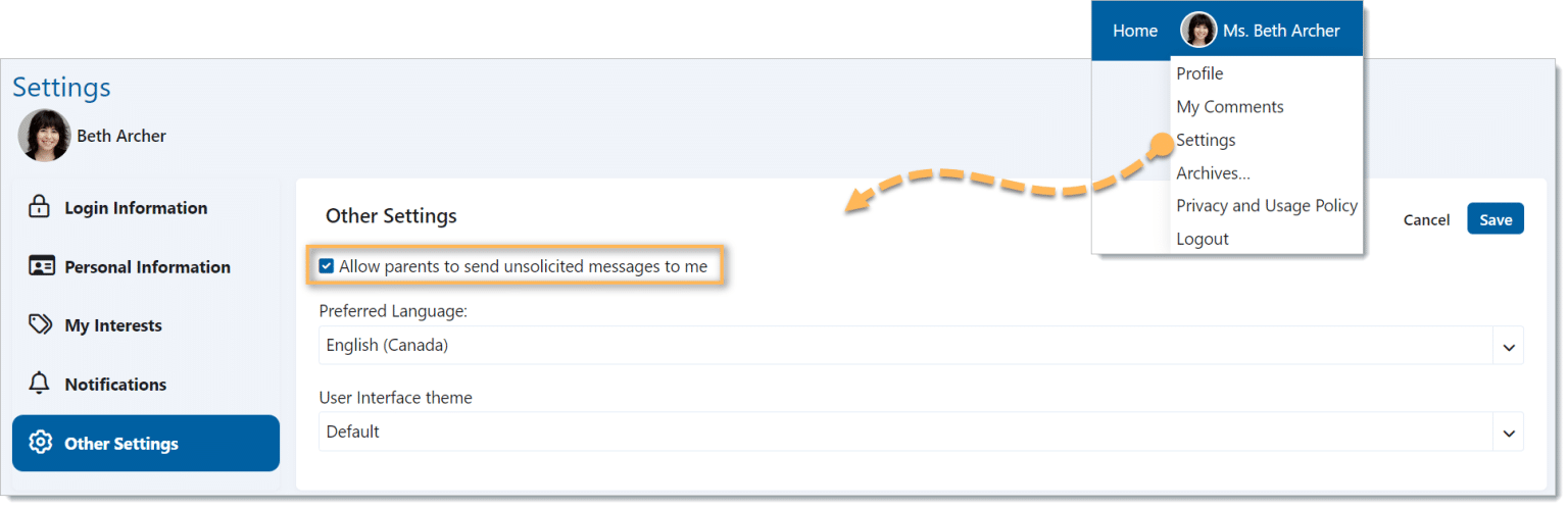 Sending messages with Edsby | Edsby