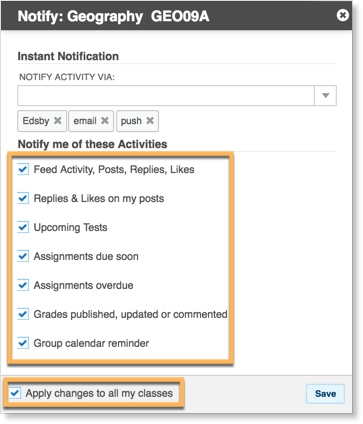 Notifications | Edsby