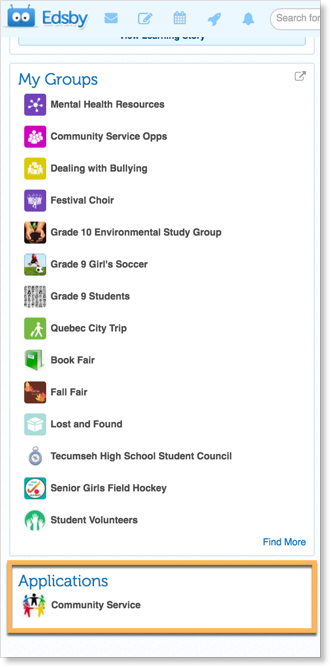 Community Service Tracker Application | Edsby