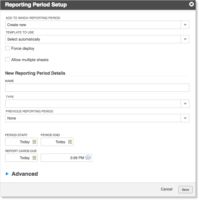 Report Cards - Creating school-level reporting periods | Edsby