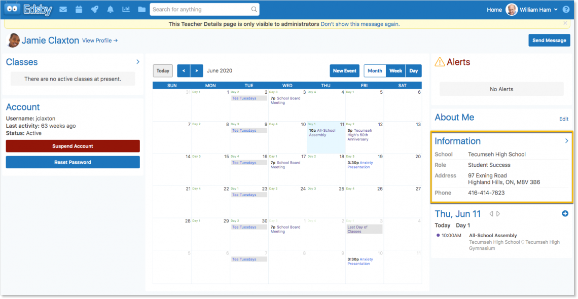 The School Page | Edsby