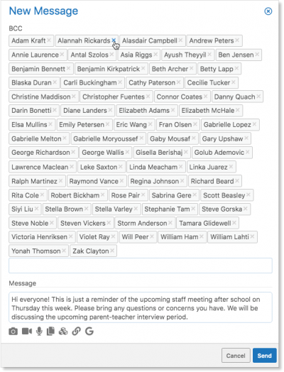 Broadcasting to the School Community | Edsby