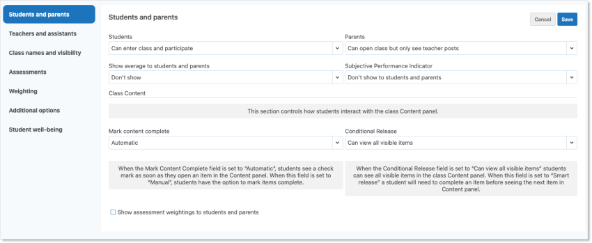 Classes Overview | Edsby