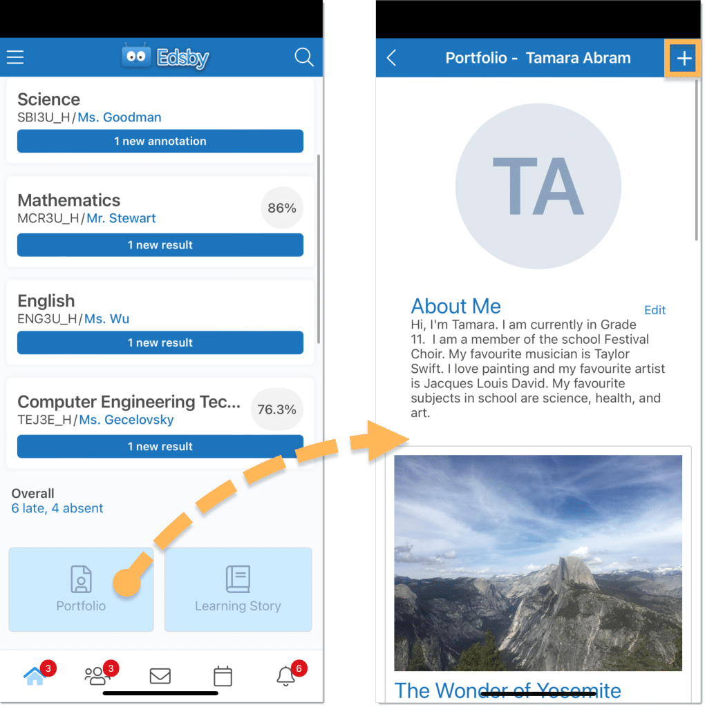 Student Mobile Quickstart | Edsby