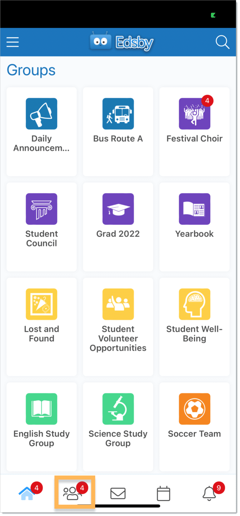 Student Mobile Quickstart | Edsby