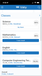 Student Mobile Quickstart | Edsby
