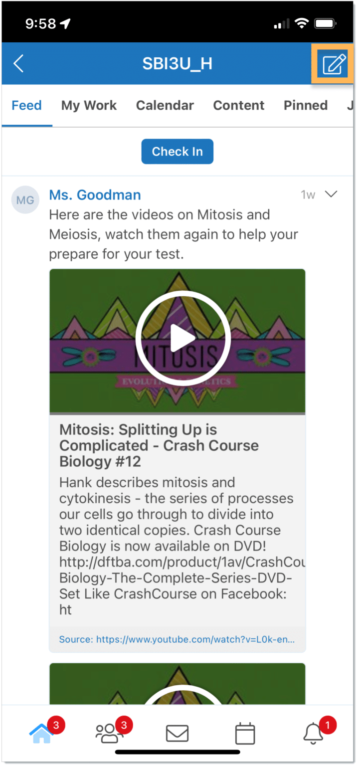 Student Mobile Quickstart | Edsby