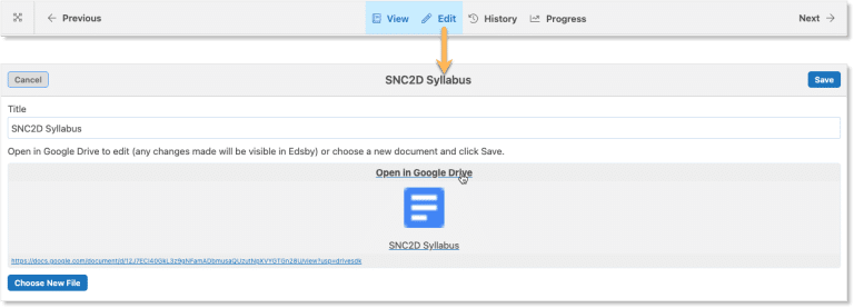 Live Documents | Edsby