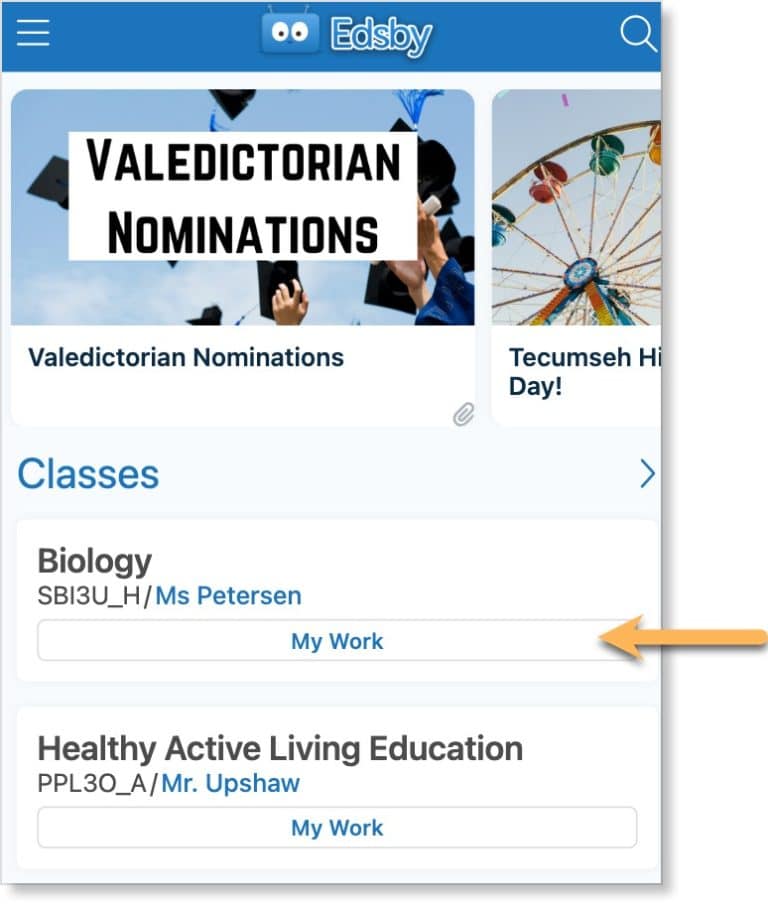 Student Mobile Quickstart | Edsby