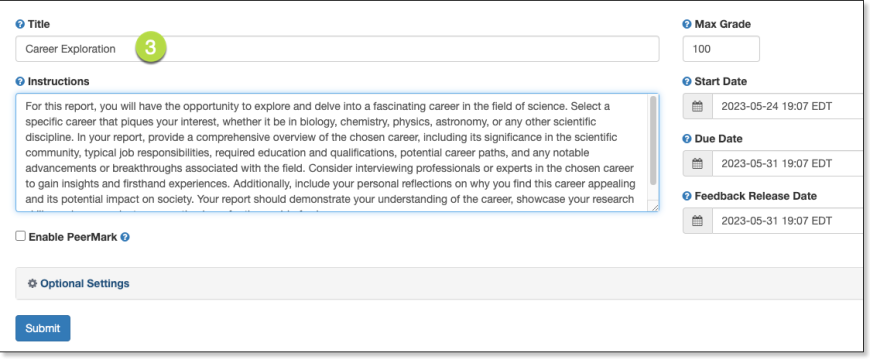 Turnitin LTI Tool Configuration | Edsby