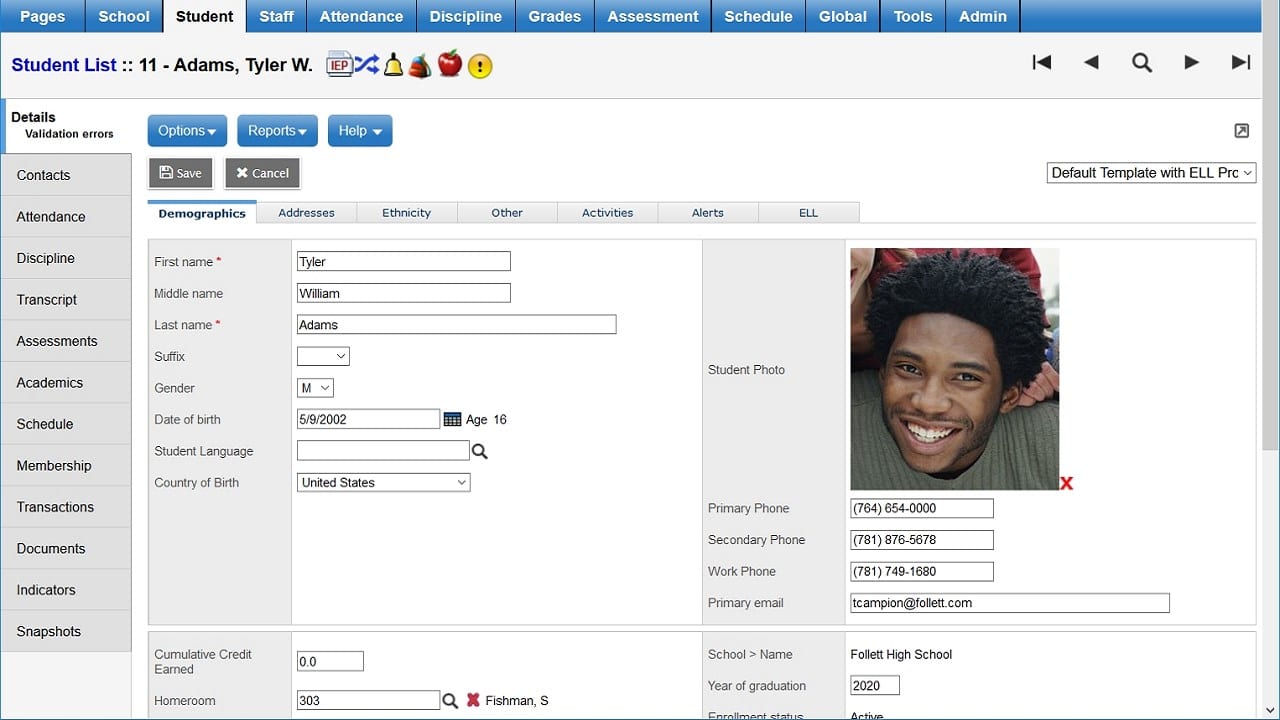 Edsby & Aspen: Efficient K-12 Data Management
